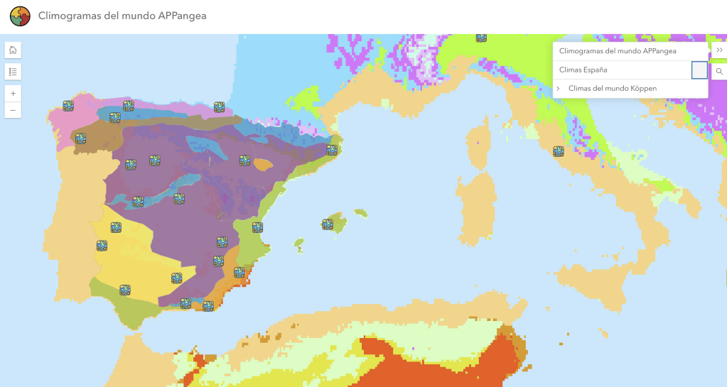 Visor de Mapas: Climas y Climogramas del Mundo – APPangea